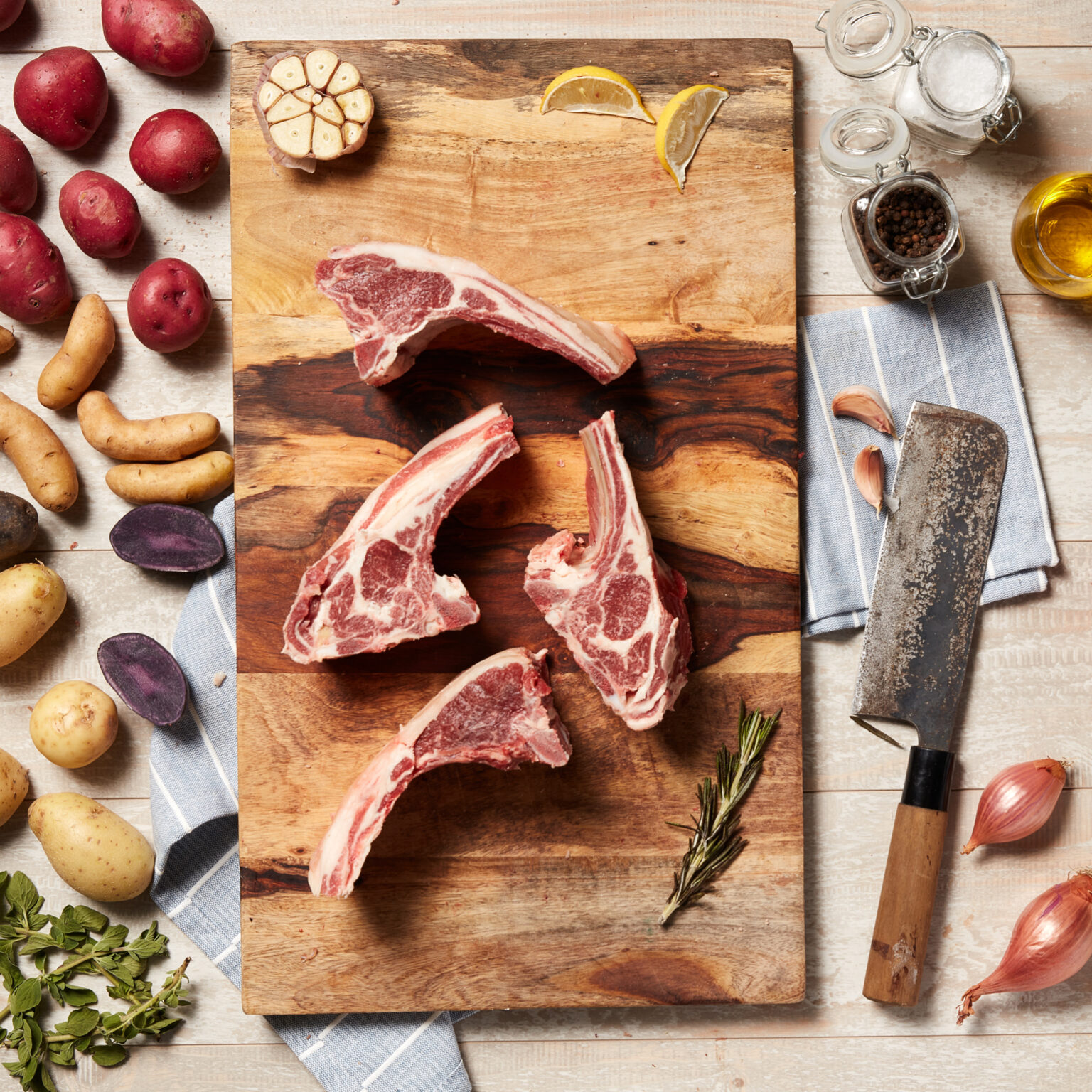 Grass Fed Lamb Rib Steaks (aka Lamb Chops) – Bisra Kosher